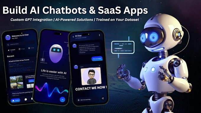 Build ai chatbot and saas apps by Vanxhh | Fiverr
