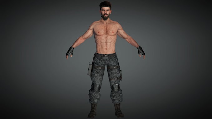 Convert image to 3d model, polycount, uv map,3d game character, nsfw human model by Dominion80 ...