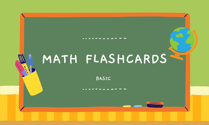 Design engaging math flashcards for effective learning by Sarah_parkeer | Fiverr