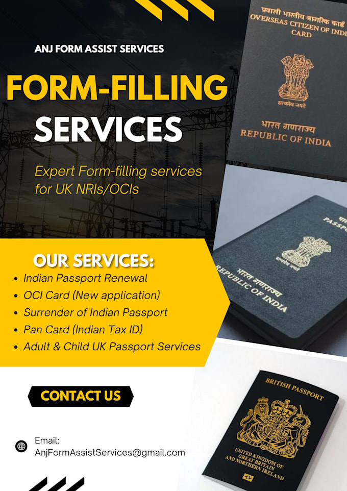 Form filling services to those who may struggle to do so by ...