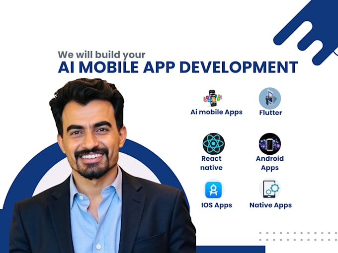 Do ai mobile app development for ios and android using react native flutter by Shahzadali08 | Fiverr