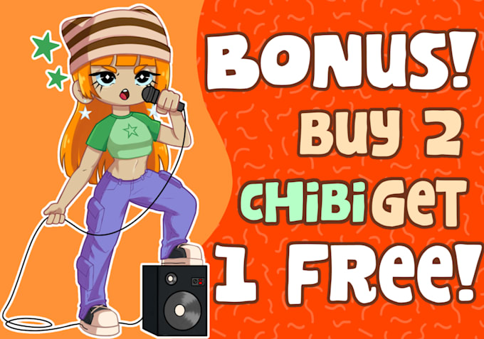 Draw cute anime chibi character, custom chibi art or chibi oc by ...