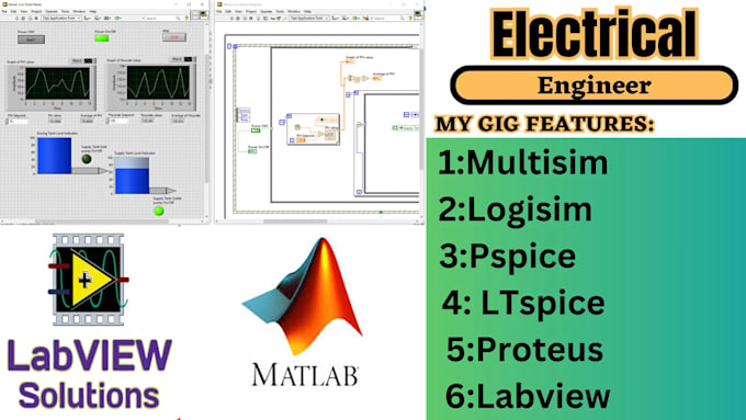 Do matab, labview, pcb design, proteus, pspice, multisim, hspice ...