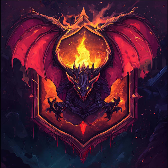 Make a fantasy rpg logo dnd image for you by Diaunabaker | Fiverr