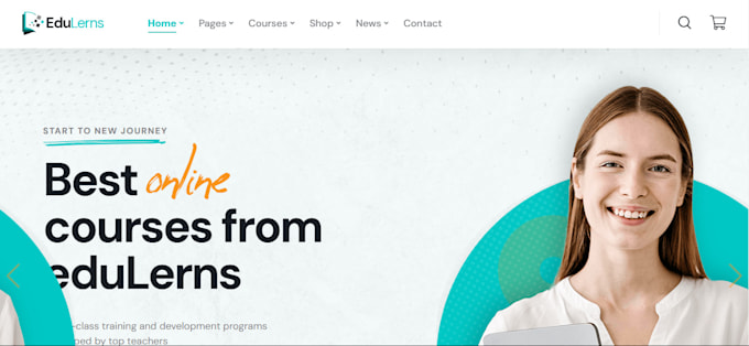 Build educational website lms elearning learndash landing page education website by Ola ...