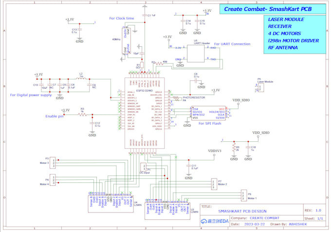 Design analog and digital electronics by Abhi_k1 | Fiverr