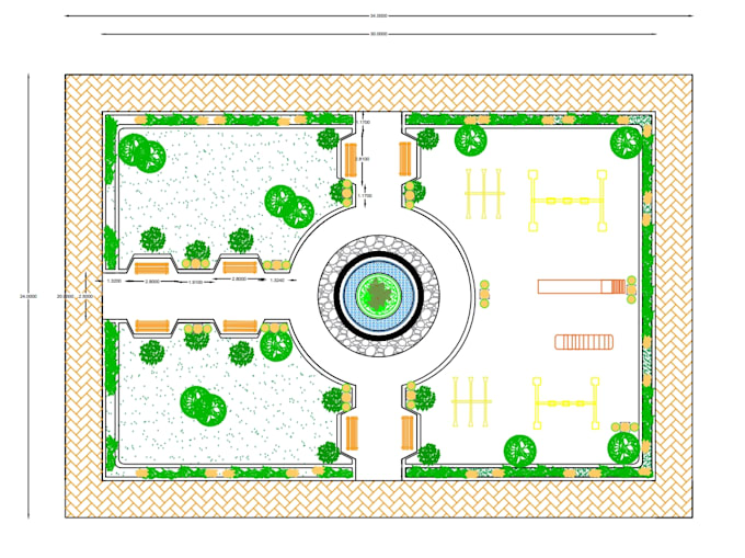 Design professional garden plans using autocad by Moh_editor | Fiverr