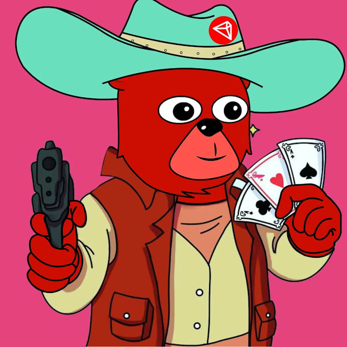 2d crypto animation, memecoin animation, meme video, 2d animated video ...