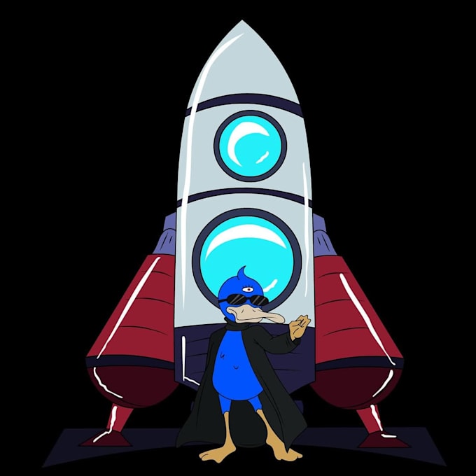 2d memecoin animation, memecoin animation,2d crypto animation, 2d ...