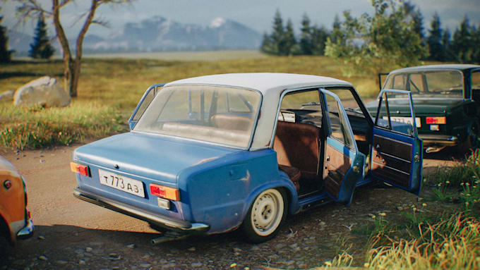 3d realistic car model 3d vehicle body kits modify vehicle parts and ...