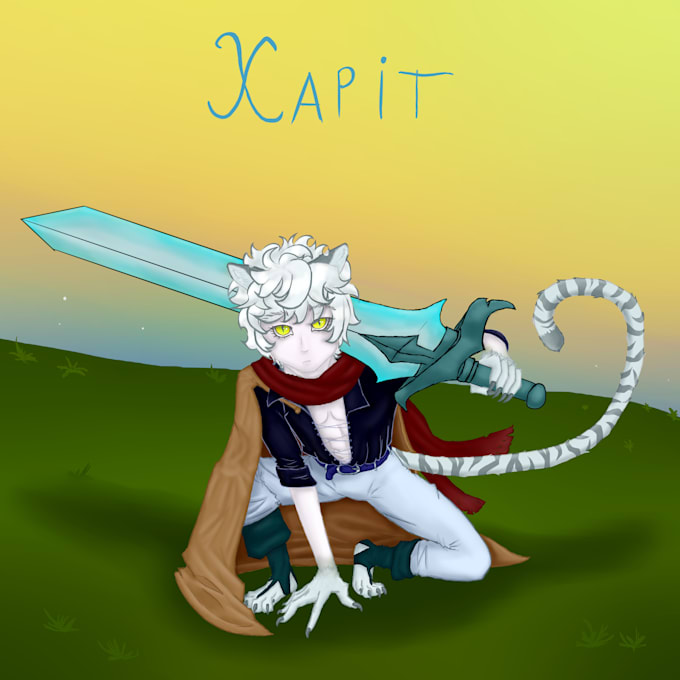 Draw your character dnd, character design, furry by Frein8 | Fiverr