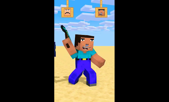 Create a minecraft 3d animation by Ethansteeve | Fiverr