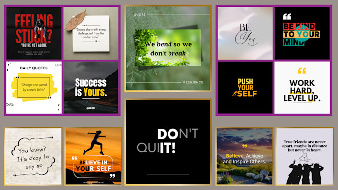 Provide motivational quotes images with your logo and username by ...