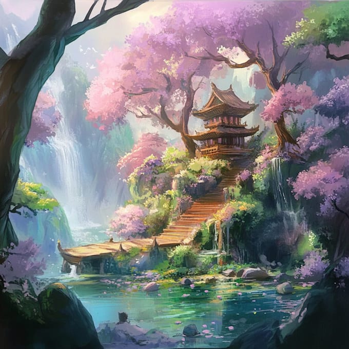 Create environment concept art and background by Dauzzo | Fiverr