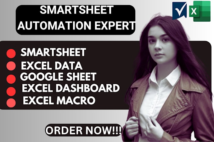Do smartsheet automation,dashboard templates,and excel data analysis by ...