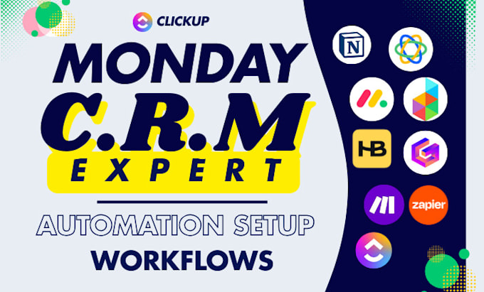 Automate Sales Process With Monday Crm Workflow Crm Monday Boards For Sales Crm By Bernoaz