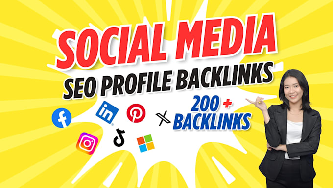 Create 200 seo profile backlinks, social media profile by Atiya_friya ...