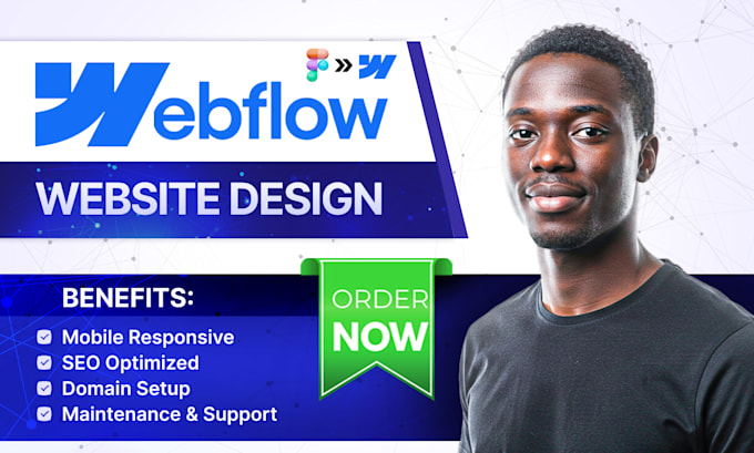Design a pixel perfect webflow website, figma to webflow, webflow developer by Never_ever_quit ...