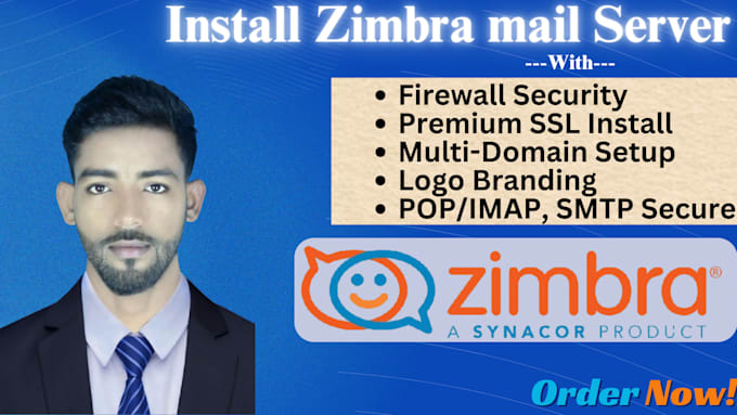 Install zimbra mail server with ssl, migration and branding of your organization by Fusionhubbd ...