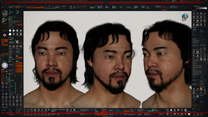 Realistic 3d game character model metahuman pbr texture xgen hair unreal engine by Clinthon_akin ...