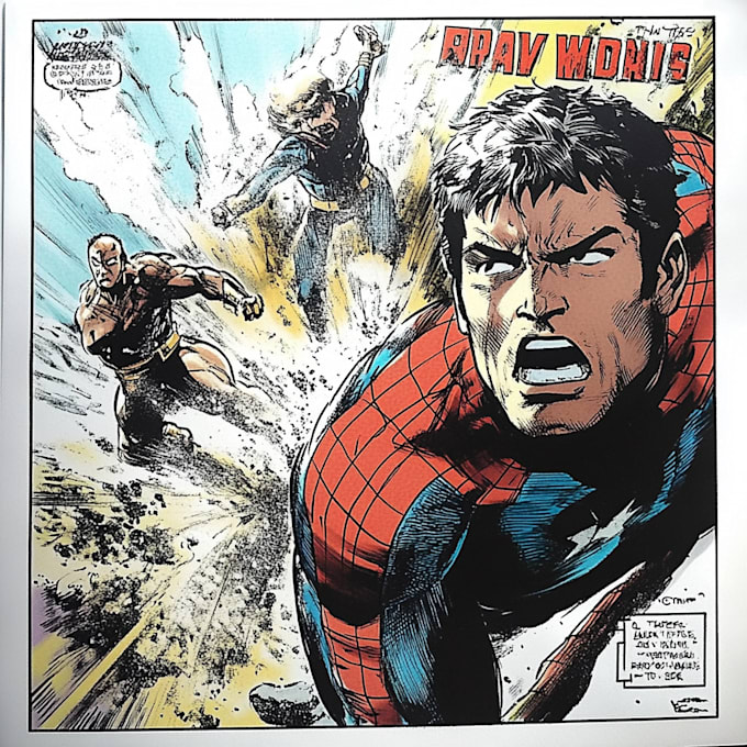 Draw a comic book and custom illustration by Jaughes | Fiverr