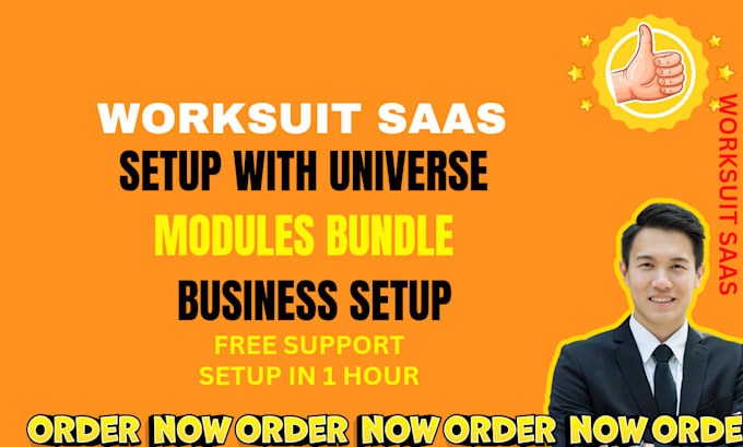 Setup worksuit saas with universal module bundle by Aadeeel | Fiverr