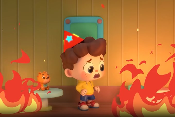 3d animated kid music video, 3d cartoon character music video, 3d ...