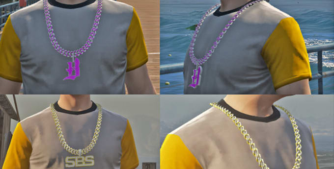 Make custom fivem ped, custom clothing and tattoo,fivem chain, gta5 ...