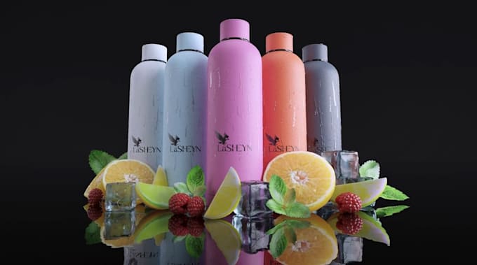 Cgi 3d bottle design 3d bottle animation vfx bottle animation 3d bottle ...