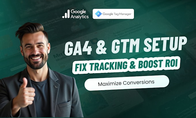 Install google tag manager gtm, ga4 analytics, fb pixel api to track conversion by Techysolider ...