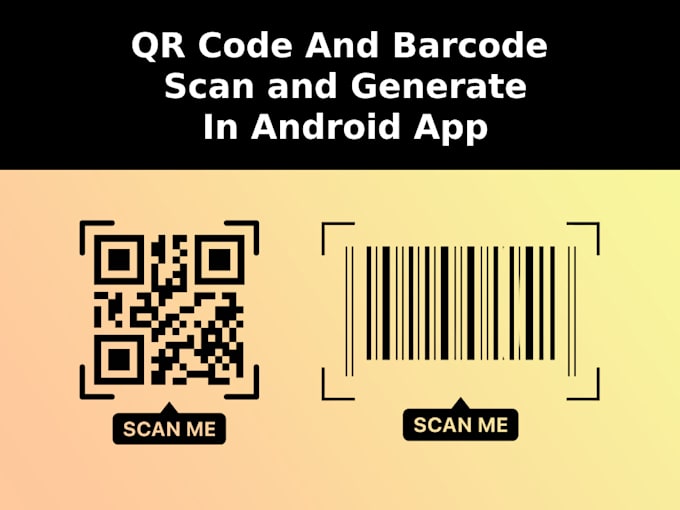 Develop qr code generator, lidar scanner app, ar app, barcode, vr app ...