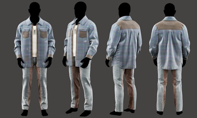 Design realistic 3d clothing and fashion items in clo3d and blender by ...