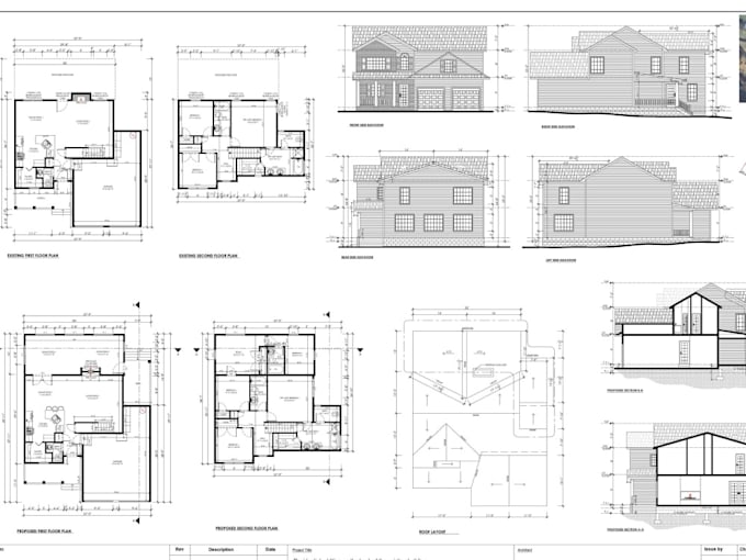 Create floor plans, elevations, sections, site plans, and space ...