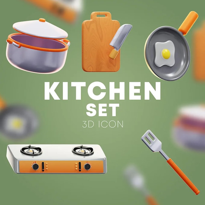 Create custom 3d icons for your design by Vensyp | Fiverr