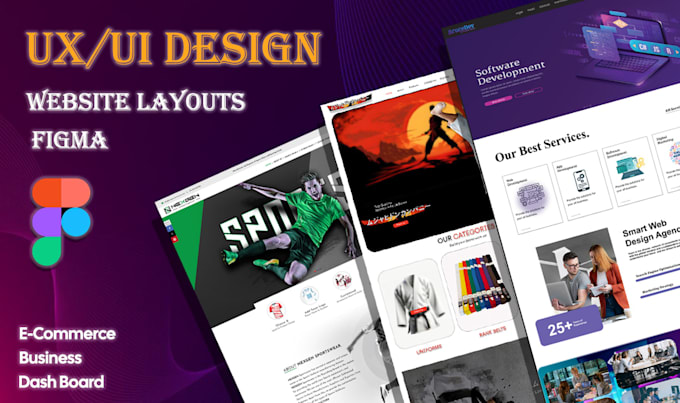 Do website layouts dashboards webapp using figma by Bruce_wayne963 | Fiverr
