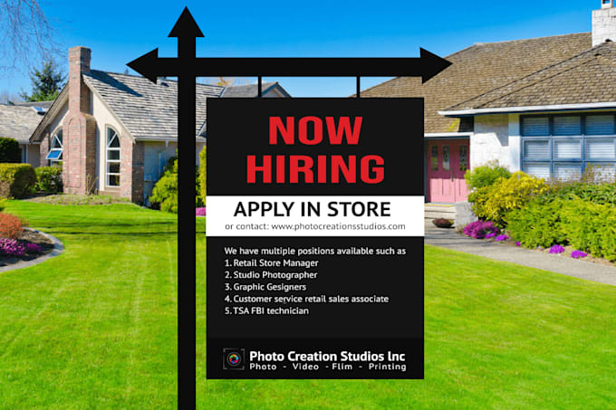 Design a real estate realtor street sign, yard sign, rider by ...