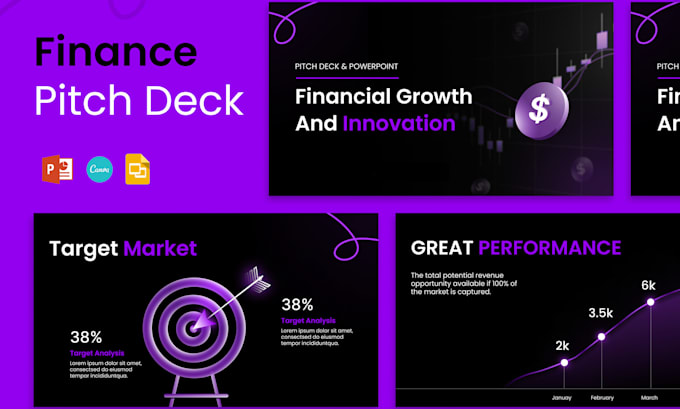 Design finance pitch deck in power point google slide by Aqsasheikh949 ...
