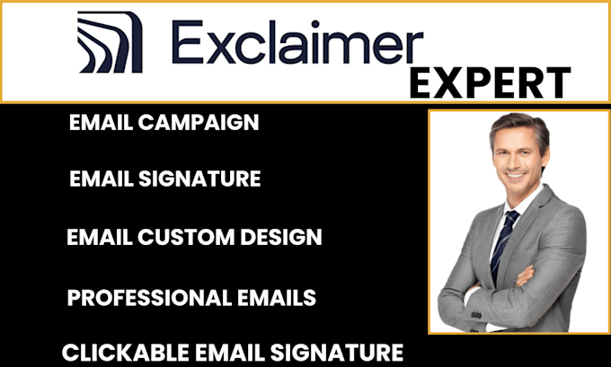 Make design, redesign clickable editable exclaimer email signature html ...