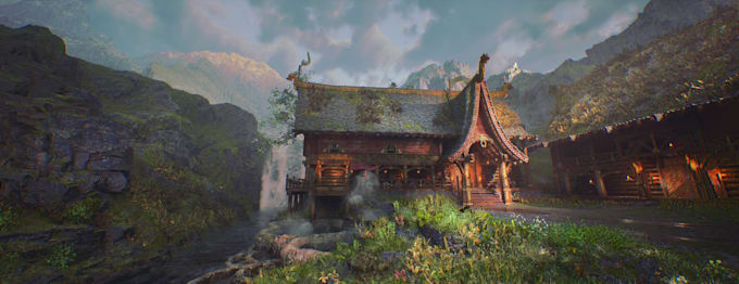 Create 3d game environment 3d game worlds terrain, level design by Haris_pork | Fiverr