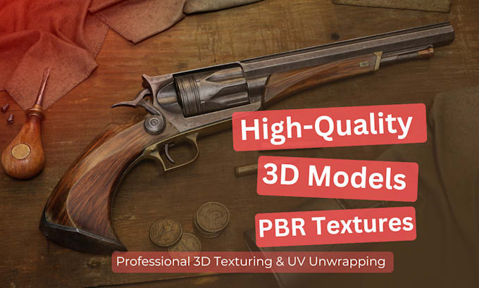 Create high quality 3d models and texture with uv unwrapping by Raju ...