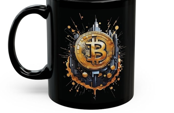 Design a bitcoin token, gold coin, and blockchain badge logo by John ...