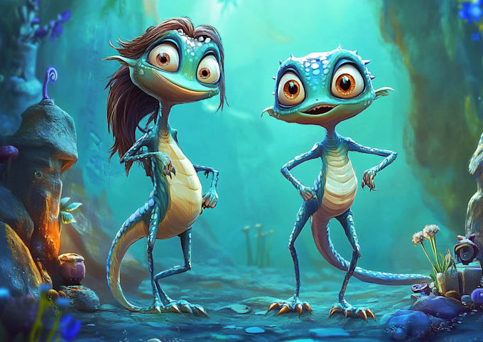 Create custom cartoon and caricature character for you by Erdizzes | Fiverr