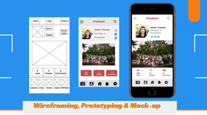 Design wireframes and prototypes for web and mobile apps by Ethan_cooper_ | Fiverr