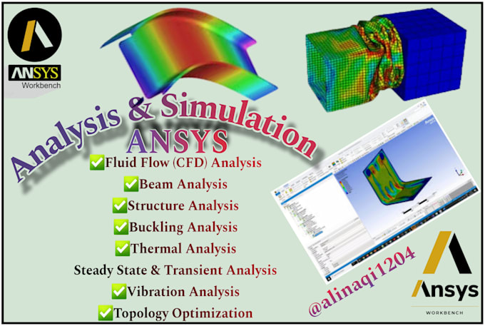 Perform fea, cfd, thermal, structural, and topology analysis in ansys and abaqus by Alinaqi1204 ...