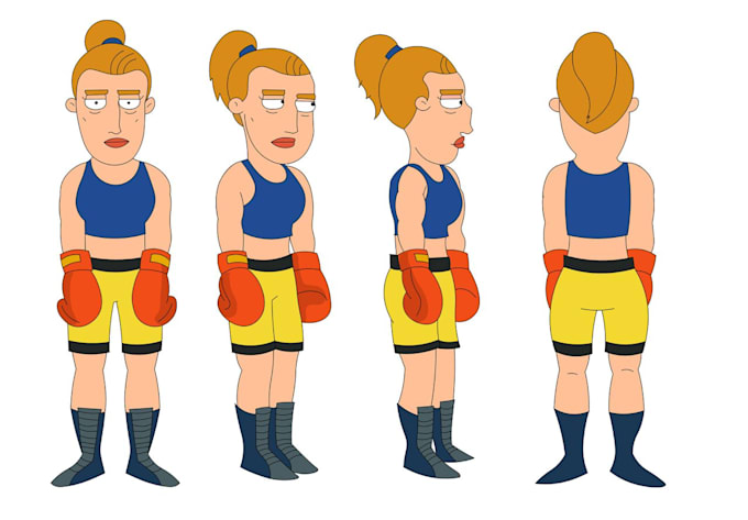 Do simspsons animation, cartoon family guy animation, spongebob animation style by Salome ...