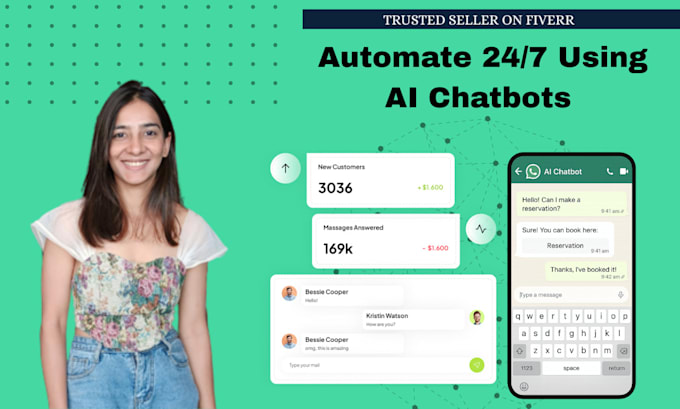 Create a whatsapp ai chatbot by Tanvi12345 | Fiverr