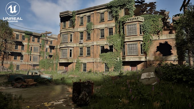 Do 3d game environment level design 3d landscape in blender unreal engine by Tyler_dix | Fiverr