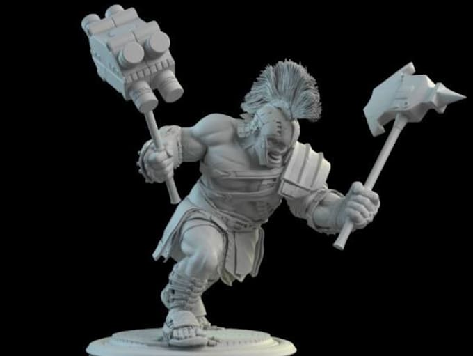 Sculpt 3d warhammer 40k,dnd miniature, tabletop,3d action figure, gcode ...