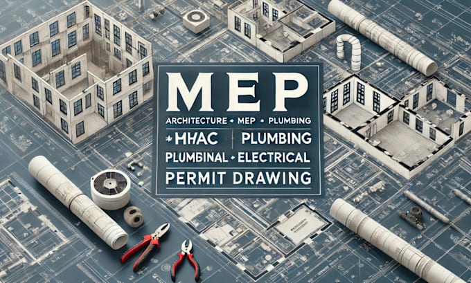 Do architecture mep hvac plumbing electrical permit drawing by Charley ...