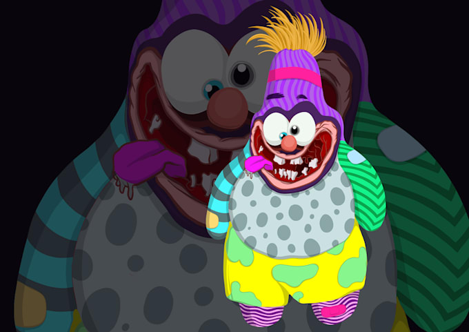 Do some psycho cartoon character by Mushoffi | Fiverr